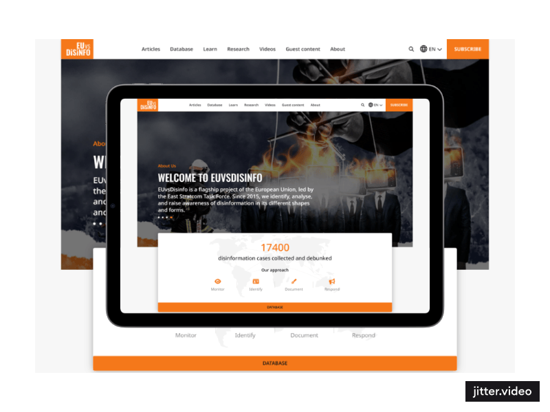 EU Projects VEEDOO - EU vs Disinfo